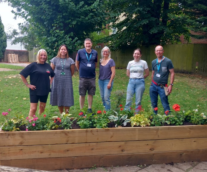 Communal garden used by struggling families improved - BuildEast